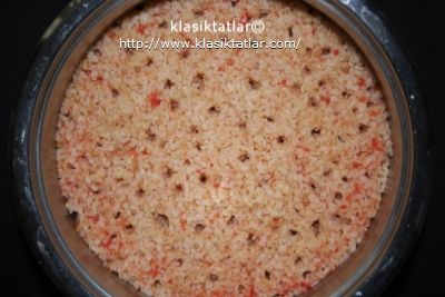 salma bulgur pilavı – KLASİK TATLAR